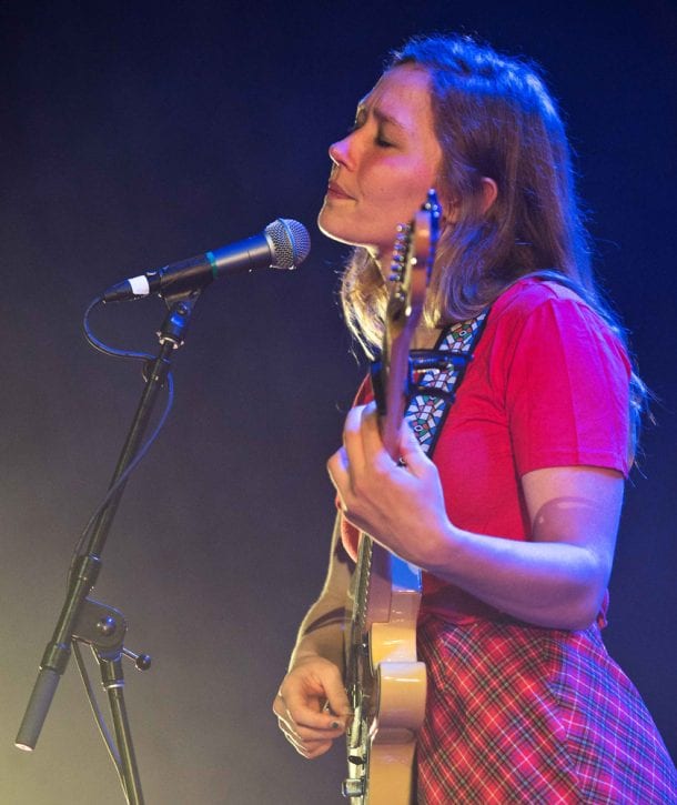 Julia Jacklin at the Paramount Theater on October 1, 2018 - Guitar Girl ...