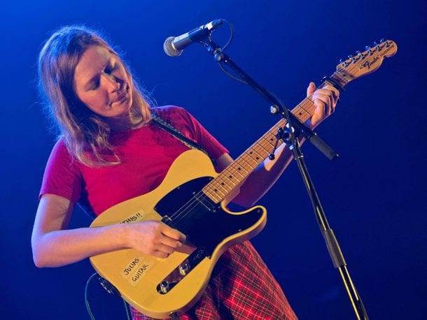 Julia Jacklin at the Paramount Theater on October 1, 2018 - Guitar Girl ...