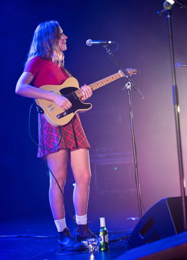 Julia Jacklin at the Paramount Theater on October 1, 2018 - Guitar Girl ...