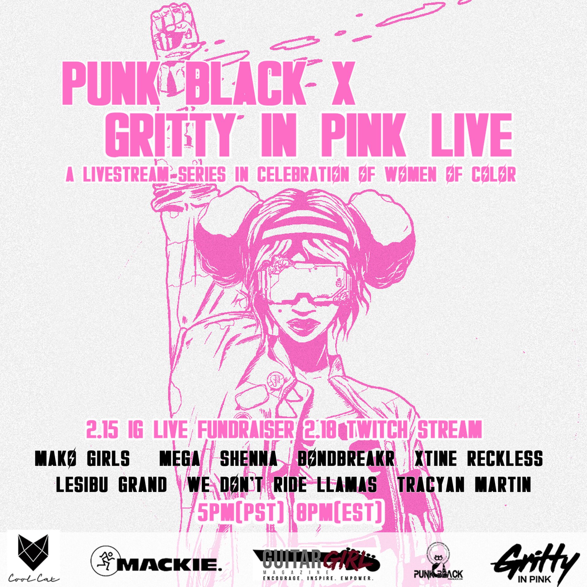 GRITTY IN PINK x PUNK BLACK CELEBRATE BLACK WOMEN IN MUSIC WITH FIERCE ...