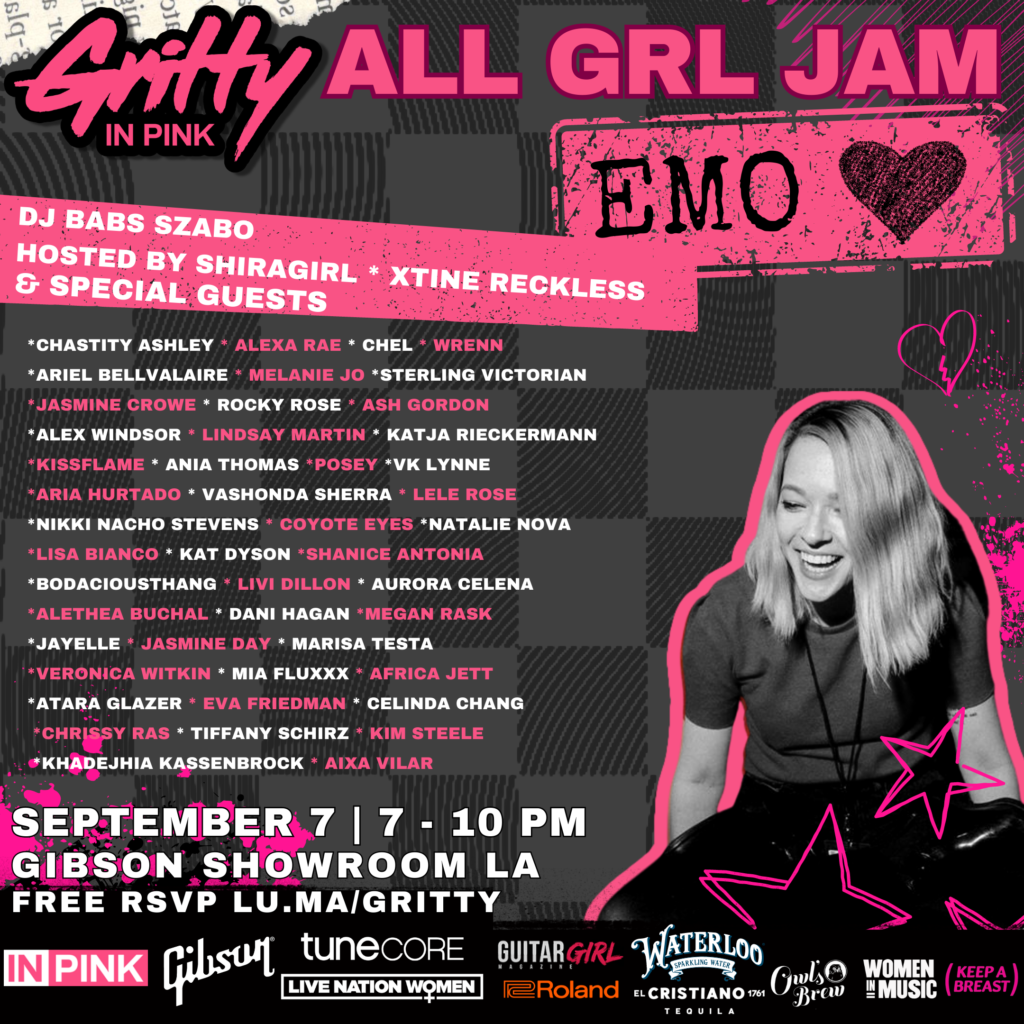 GRITTY IN PINK UNLEASHES THEIR INNER EMO WITH ALL GRL JAM AT GIBSON ...
